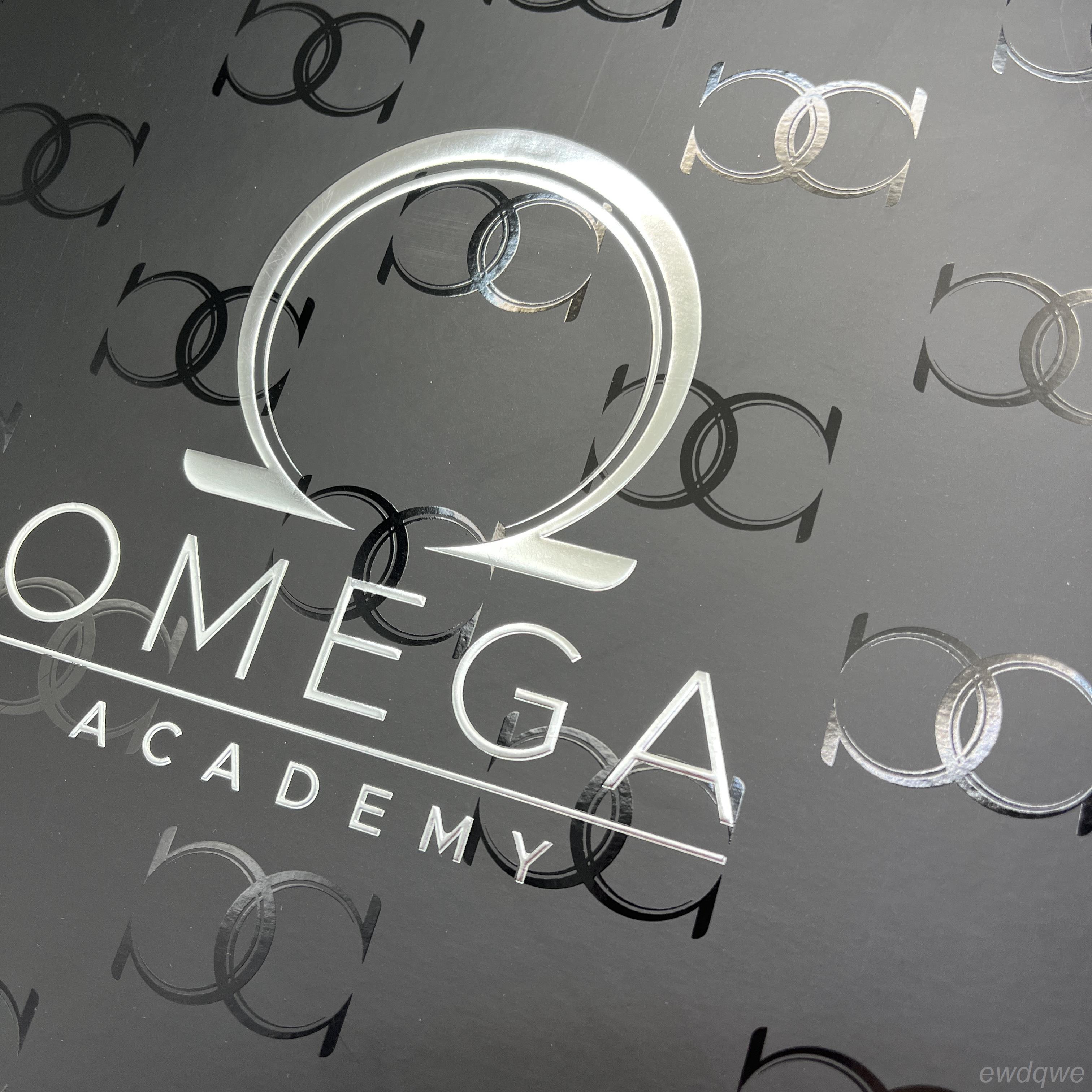 OMEGA Watch Packaging Box | Folding Box with Ribbon Handle Logo