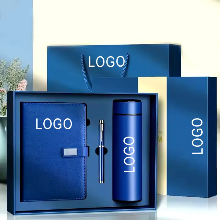 Custom Corporate Gift Set Luxury Vacuum Cup Notebook Commemorative Gift